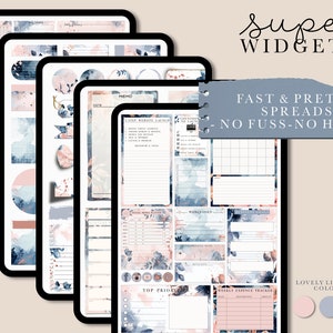 Digital Planner Widgets Goodnotes, Pre-cropped Digital Widgets ...