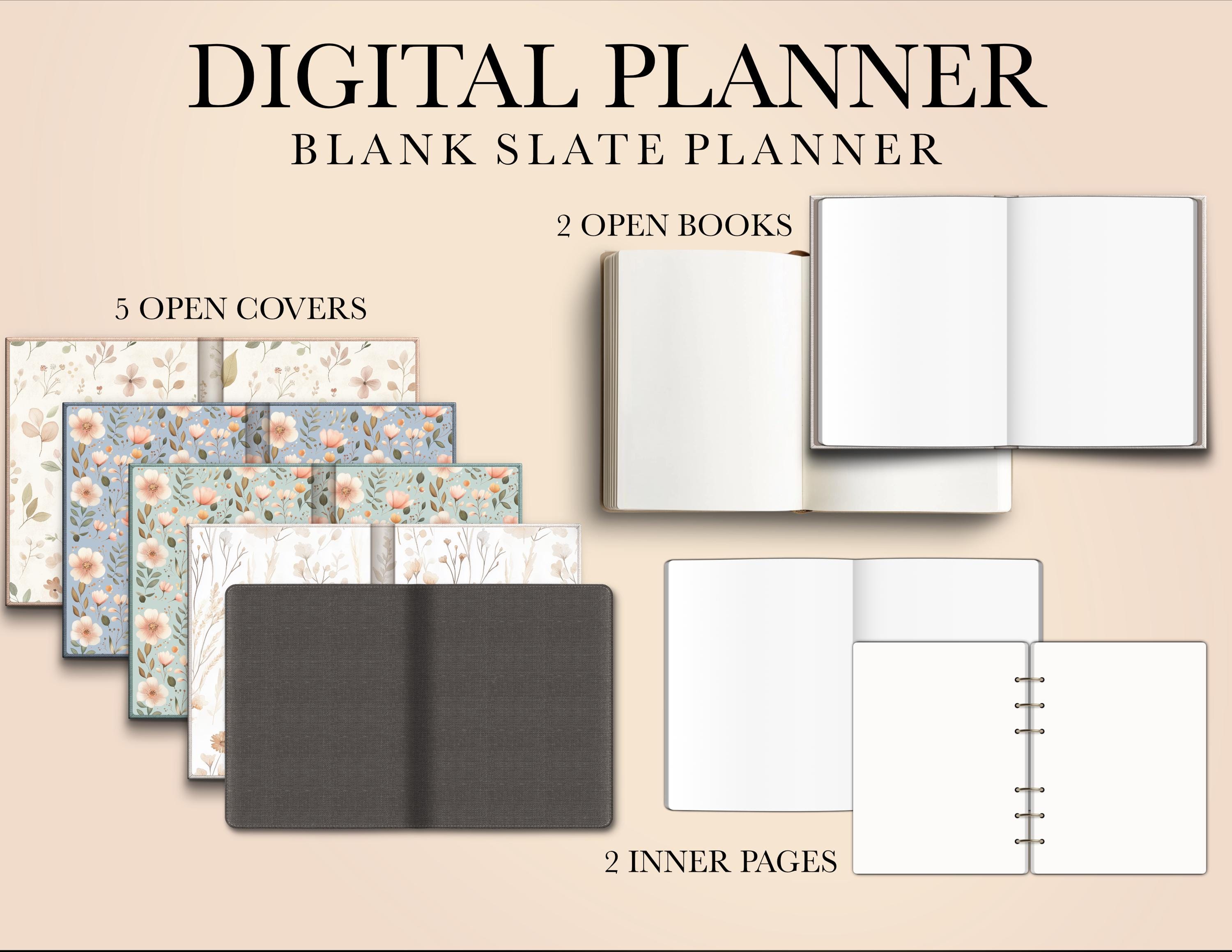 Blank Slate Goodnotes Planner, Digital DIY Planner, Bullett Planner ...