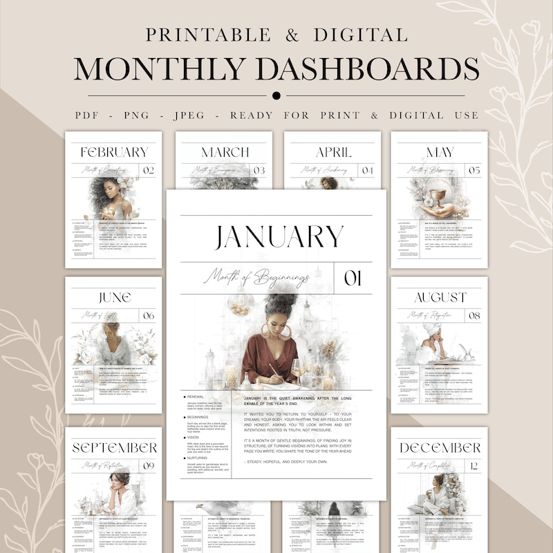 Brown Planner Inserts - Etsy