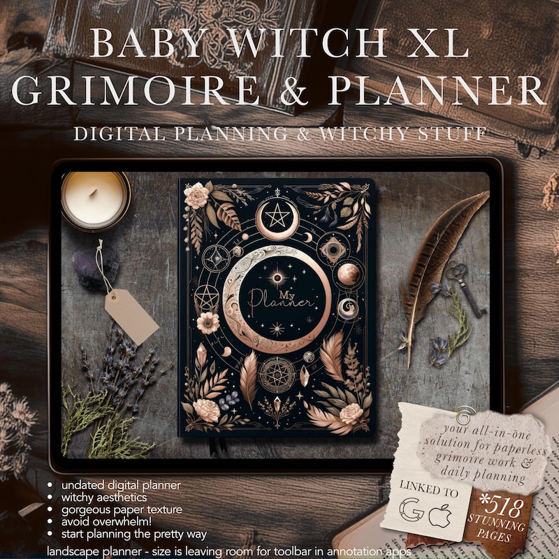 Witch Planner - Etsy