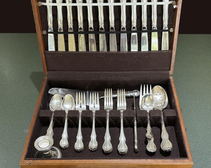 Towle French Provincial Sterling Silver Flatware, 54 Pieces, 12 Place Settings - Etsy