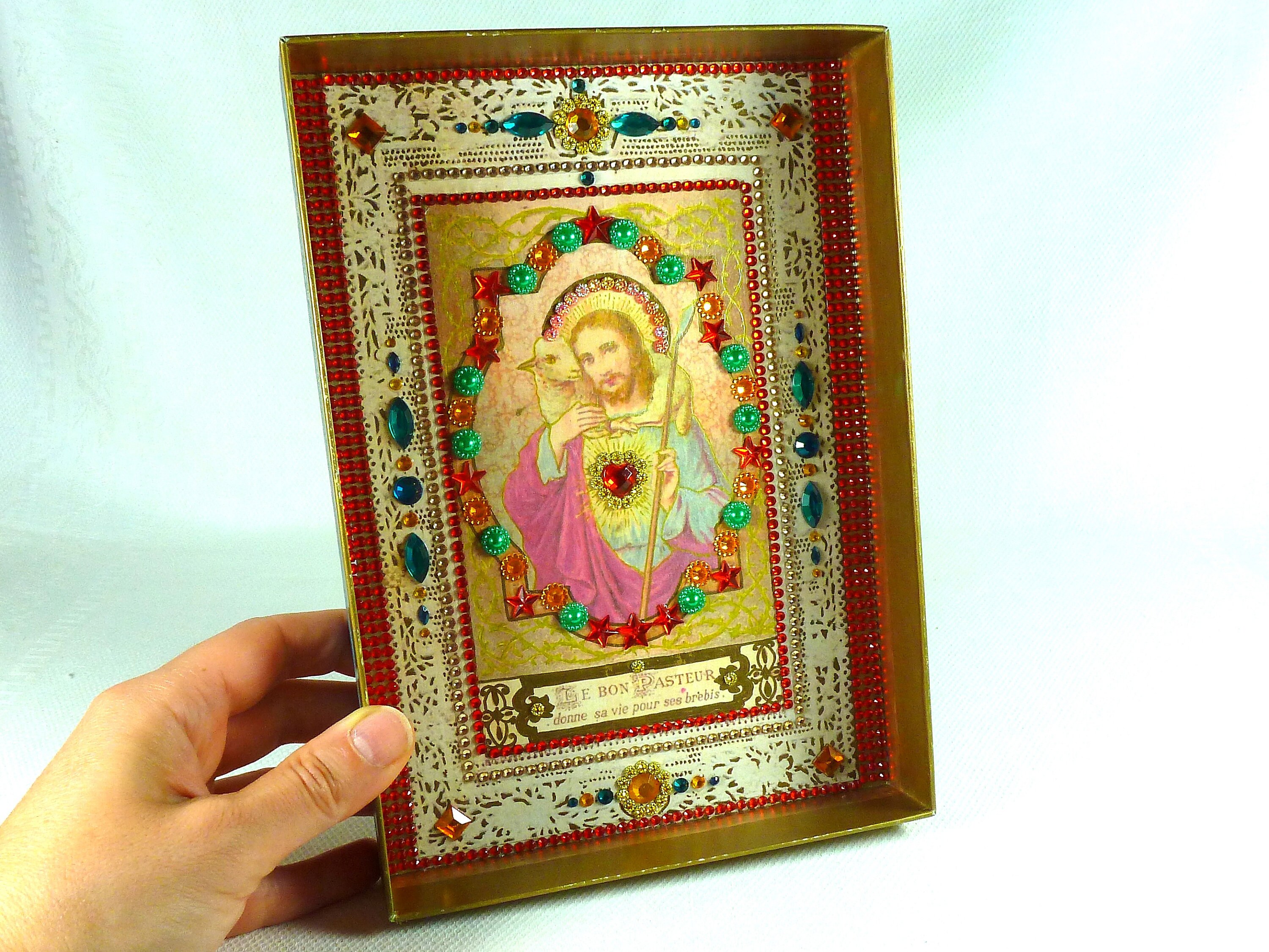 Travel Altar Jesus Christ and Virgin Mary Spiritual Christian Altar in ...