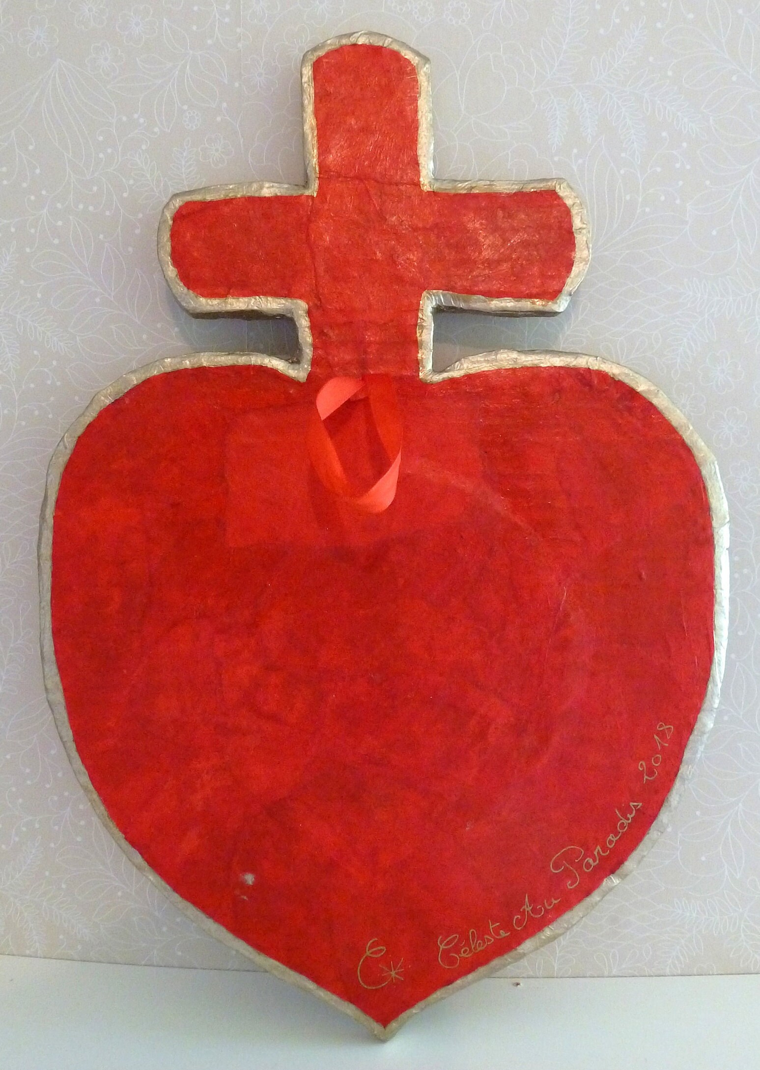 Mirror Sacred Heart of Mary Sacred Heart Vendée Heart | Etsy