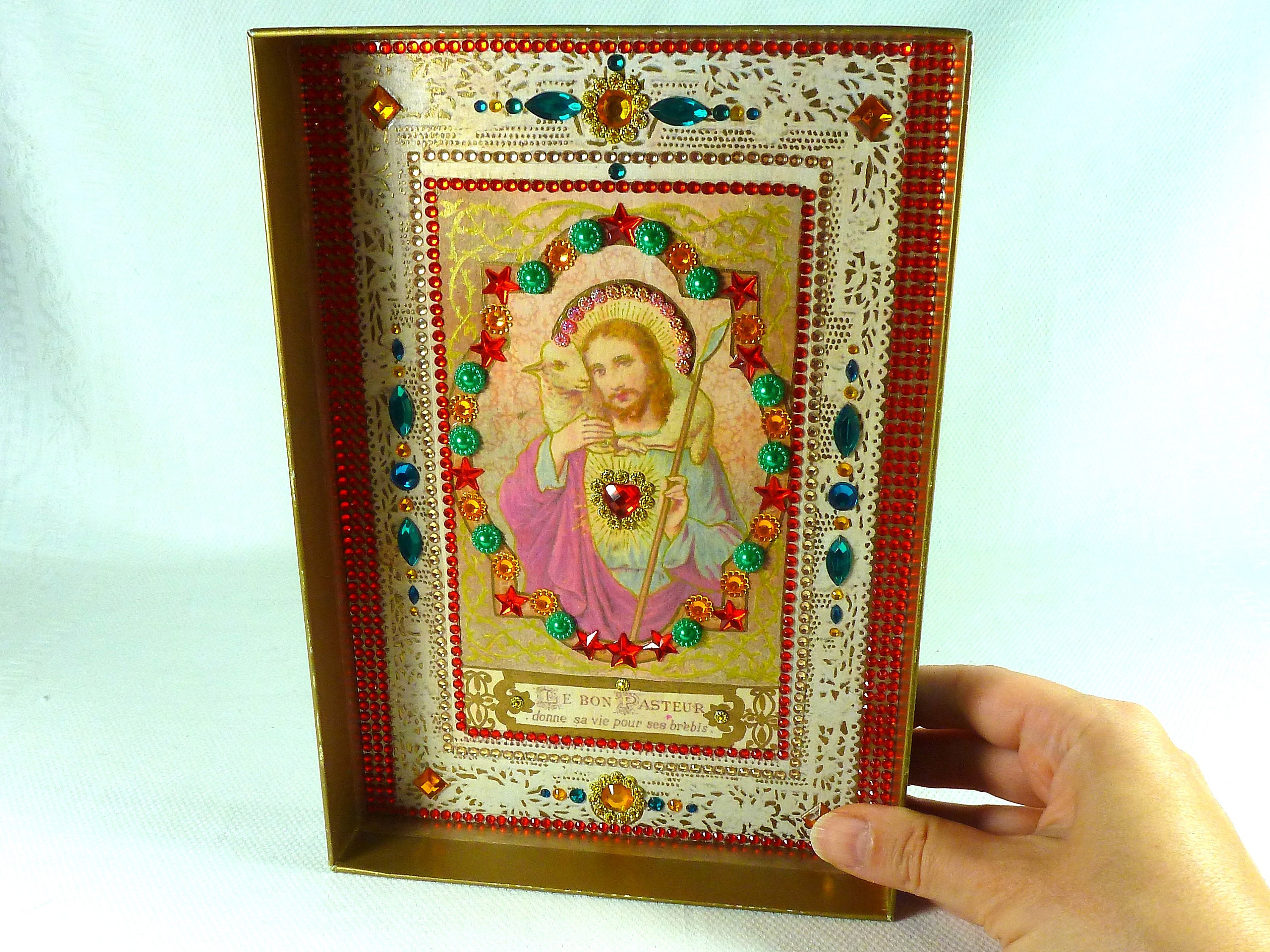 Travel Altar Jesus Christ and Virgin Mary Spiritual Christian Altar in ...