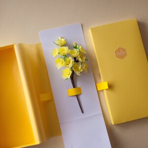 Yellow Spring Paper Flowers, Personalized Gift for Mom - Etsy