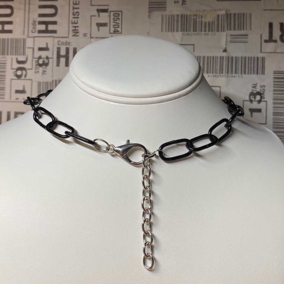 Peace Sign Chain Necklace - Etsy