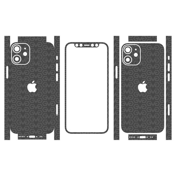 iPhone 12 Mini Skin Template - Etsy