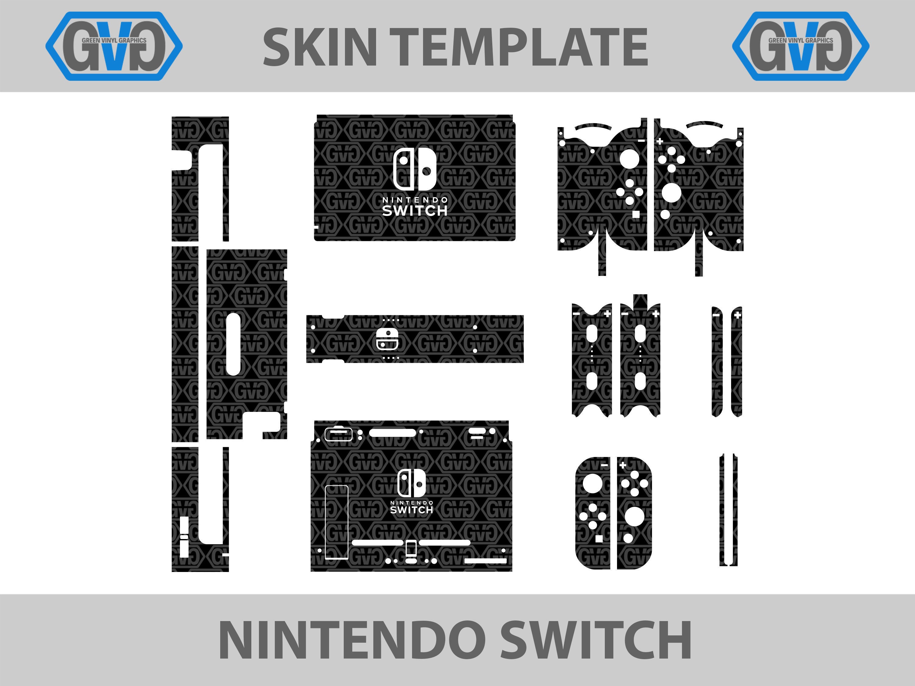 Nintendo Switch Template for cutting or design DIGITAL | Etsy