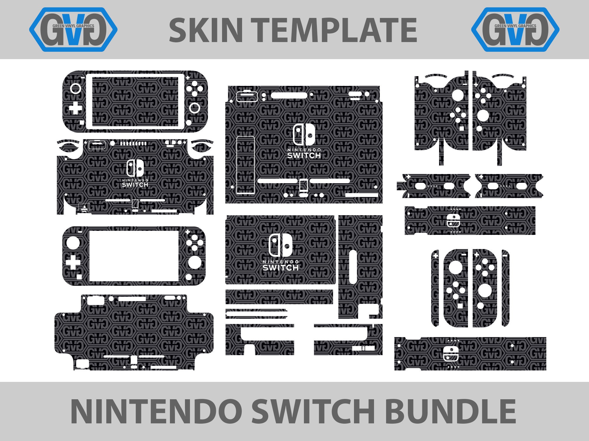 30% OFF Nintendo Switch Bundle Vector Template for cutting | Etsy