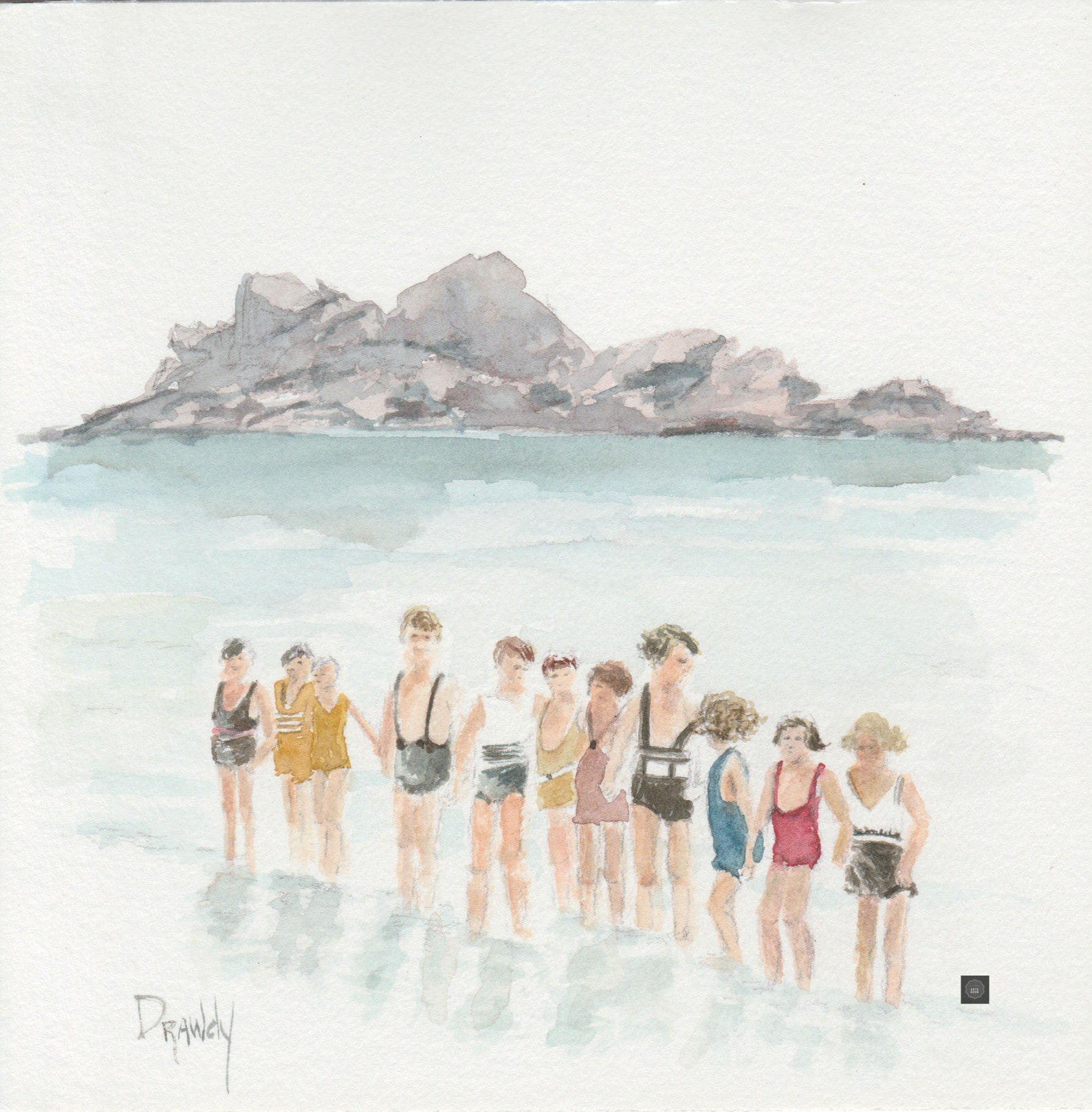 French Swimmers Print / INSTANT Download / French Country Decor ...