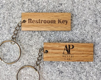 Restroom Key Chain | Etsy