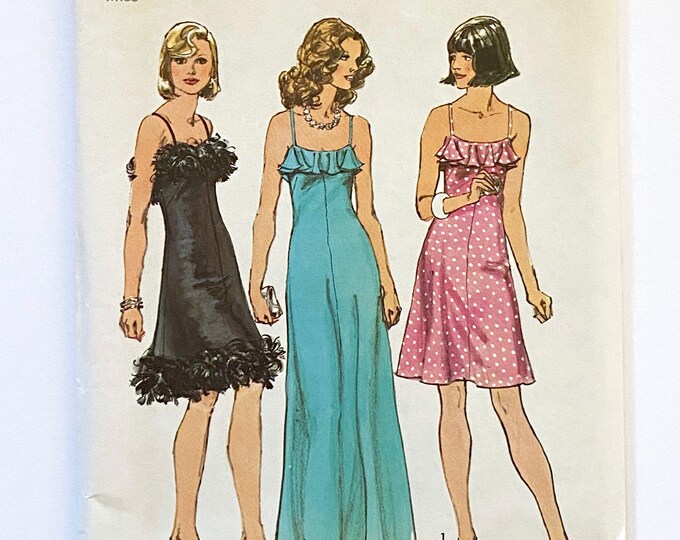 1970s VINTAGE SIMPLICITY PATTERN 6345 Dress Misses Size 8 small - Etsy