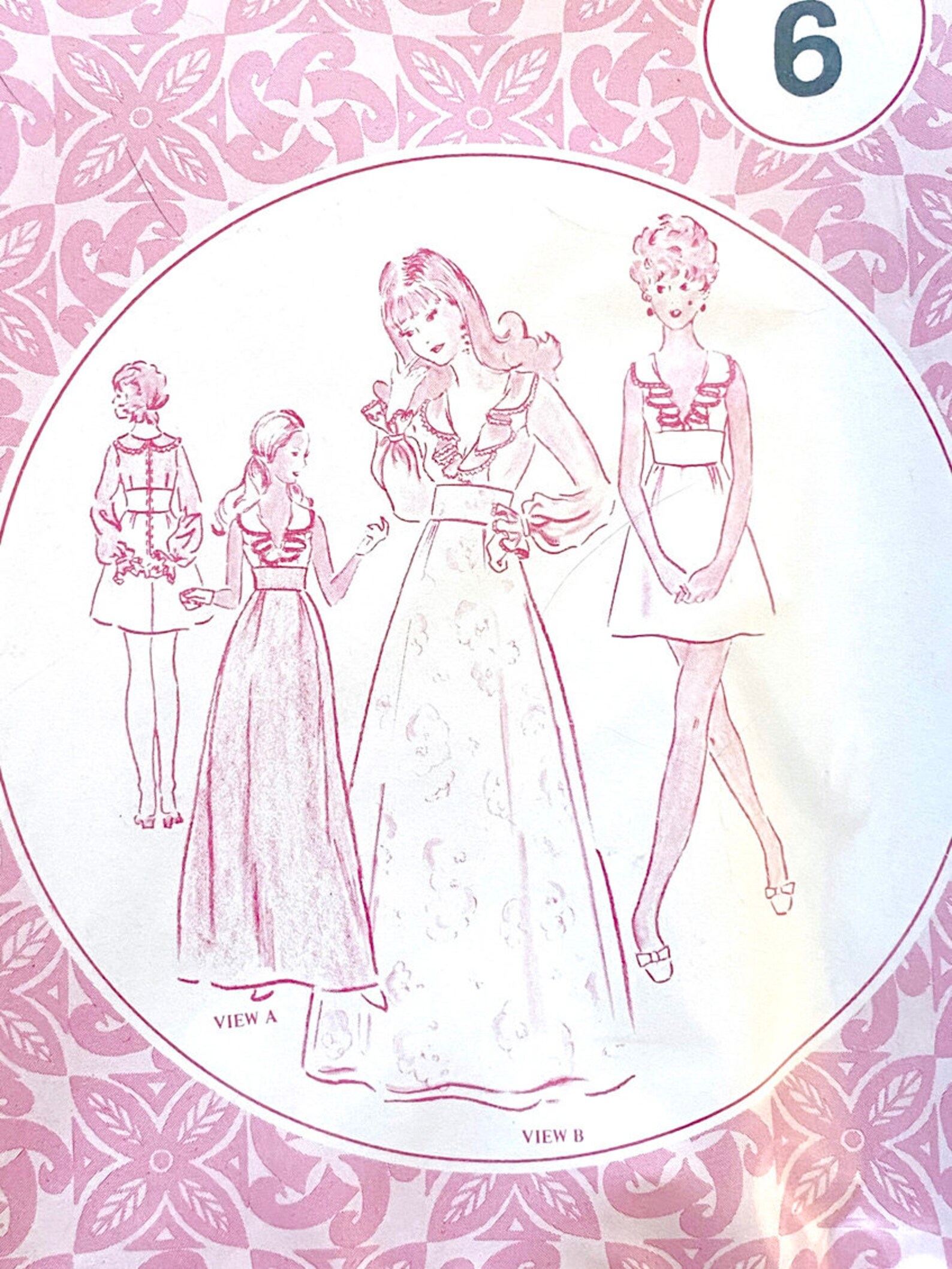 1960s VINTAGE PACIFICA PATTERN #3051 | Hawaiian Dresses Miss Size 6 (x ...