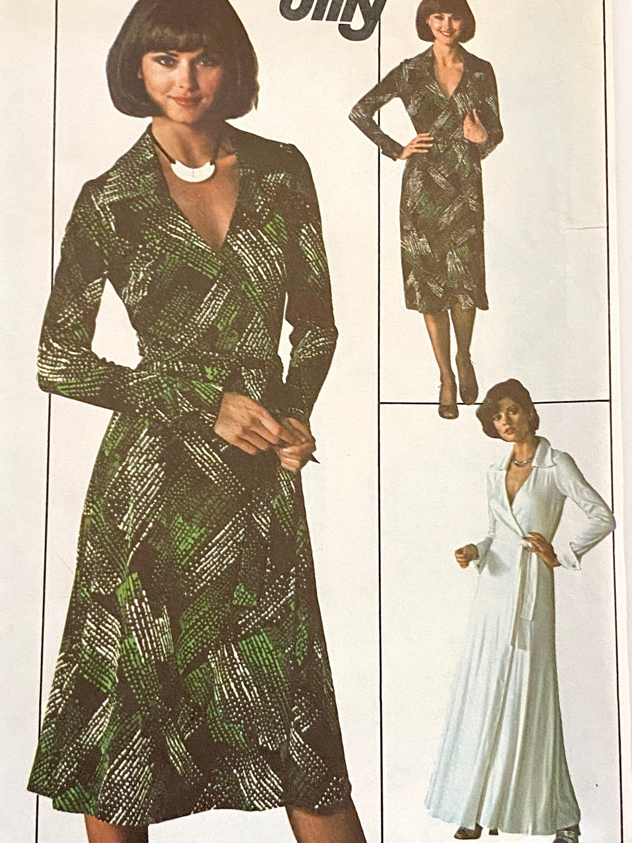 1970s VINTAGE SIMPLICITY PATTERN 7705 Dress Misses Size 8 small - Etsy