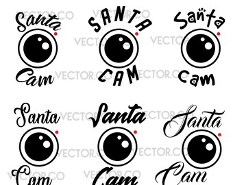 Santa cam svg | Etsy