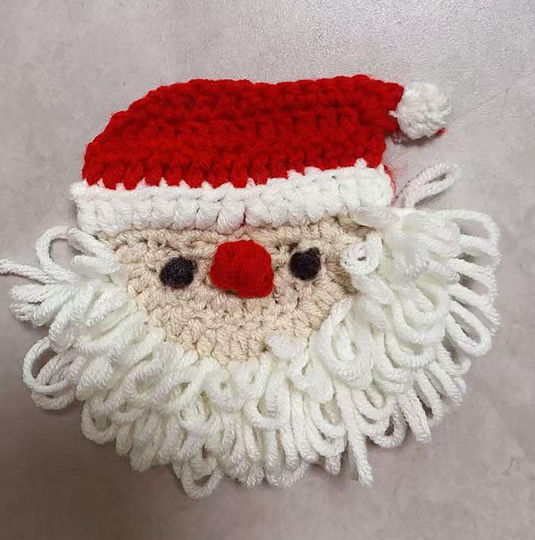 Crochet Santa Clause, Crochet Santa Claus Face - How to Crochet Santa ...