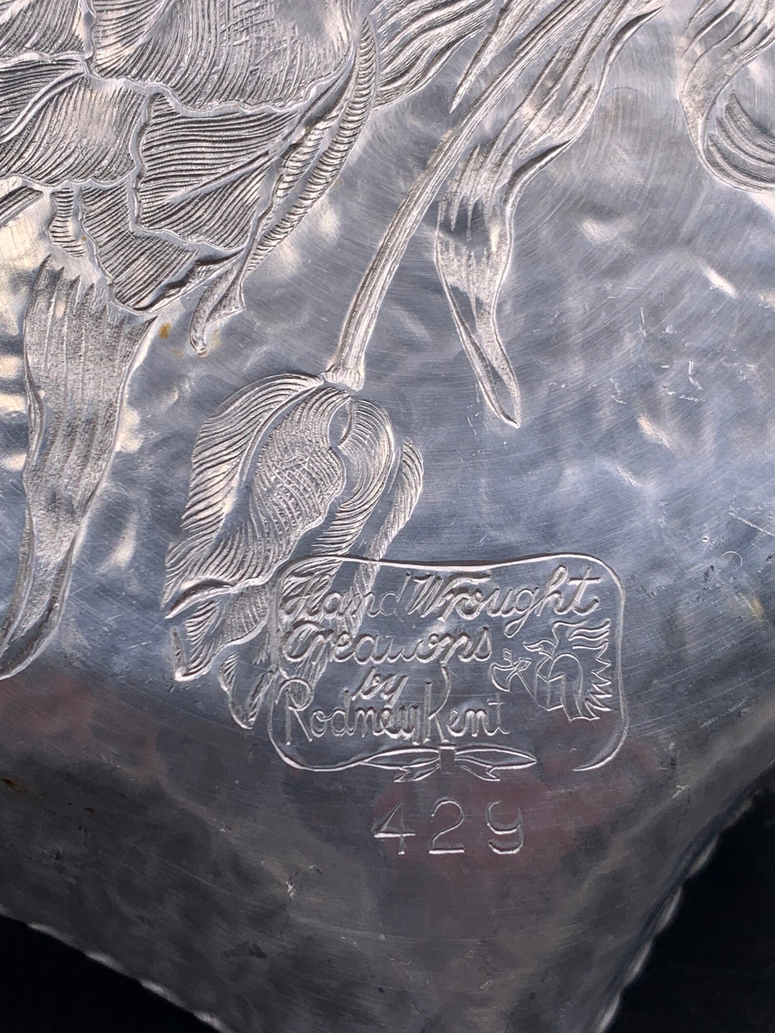 Vintage Hand Wrought Creation Basket by Rodney Kent 0121 - Etsy