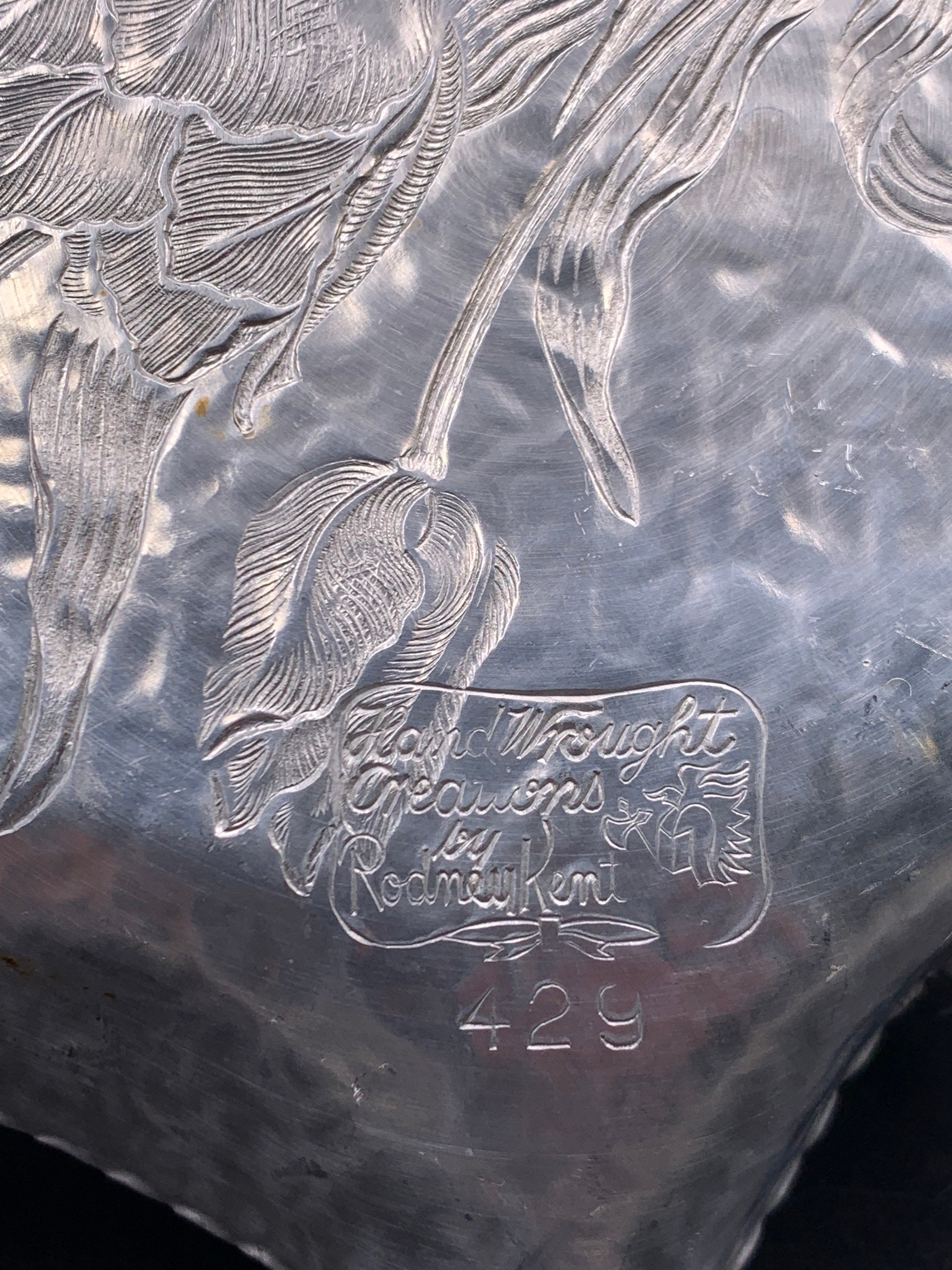 Vintage Hand Wrought Creation Basket by Rodney Kent 0121 - Etsy