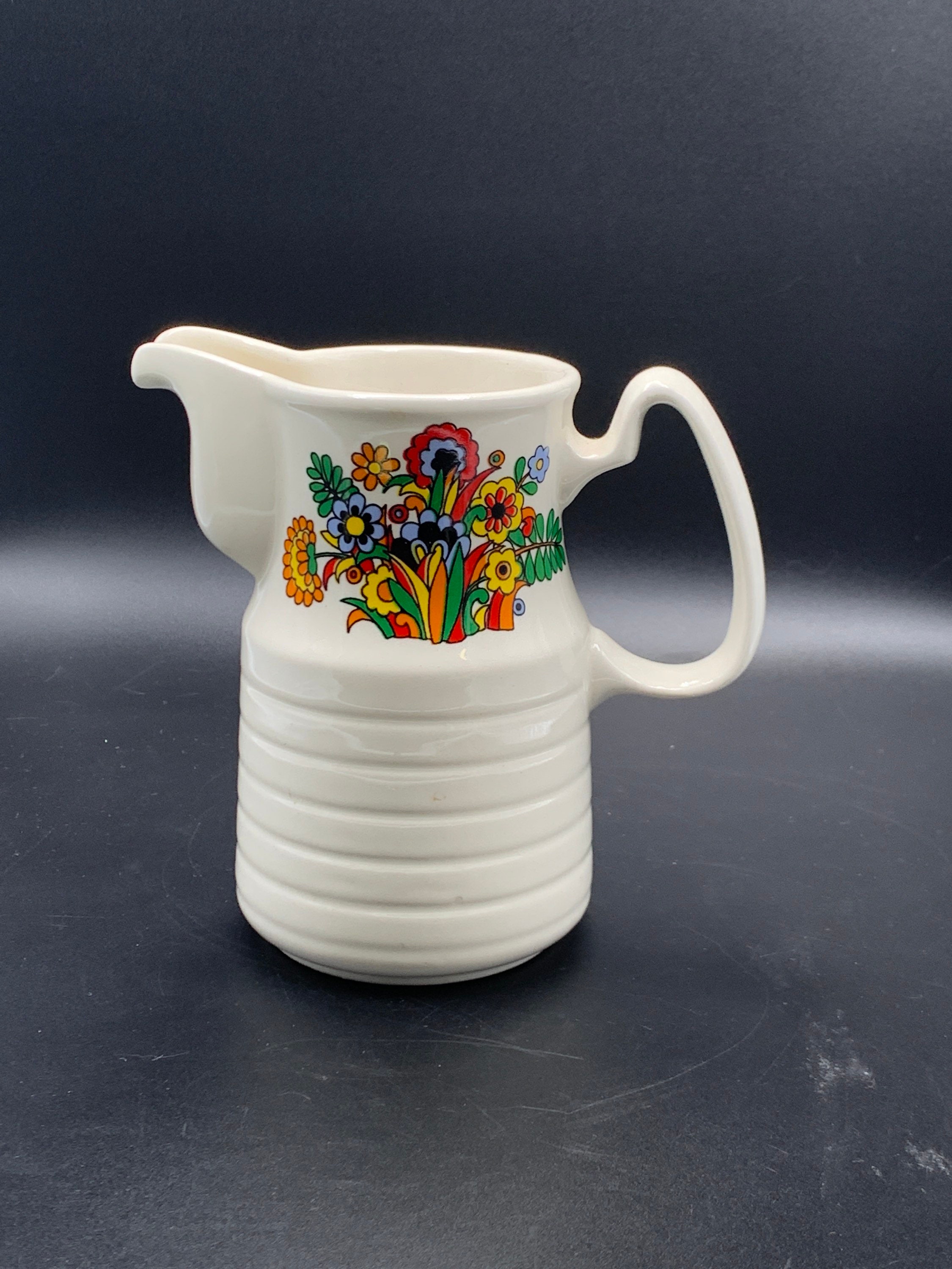 Vintage P&K Pottery 0750 Large Creamer 0121 - Etsy