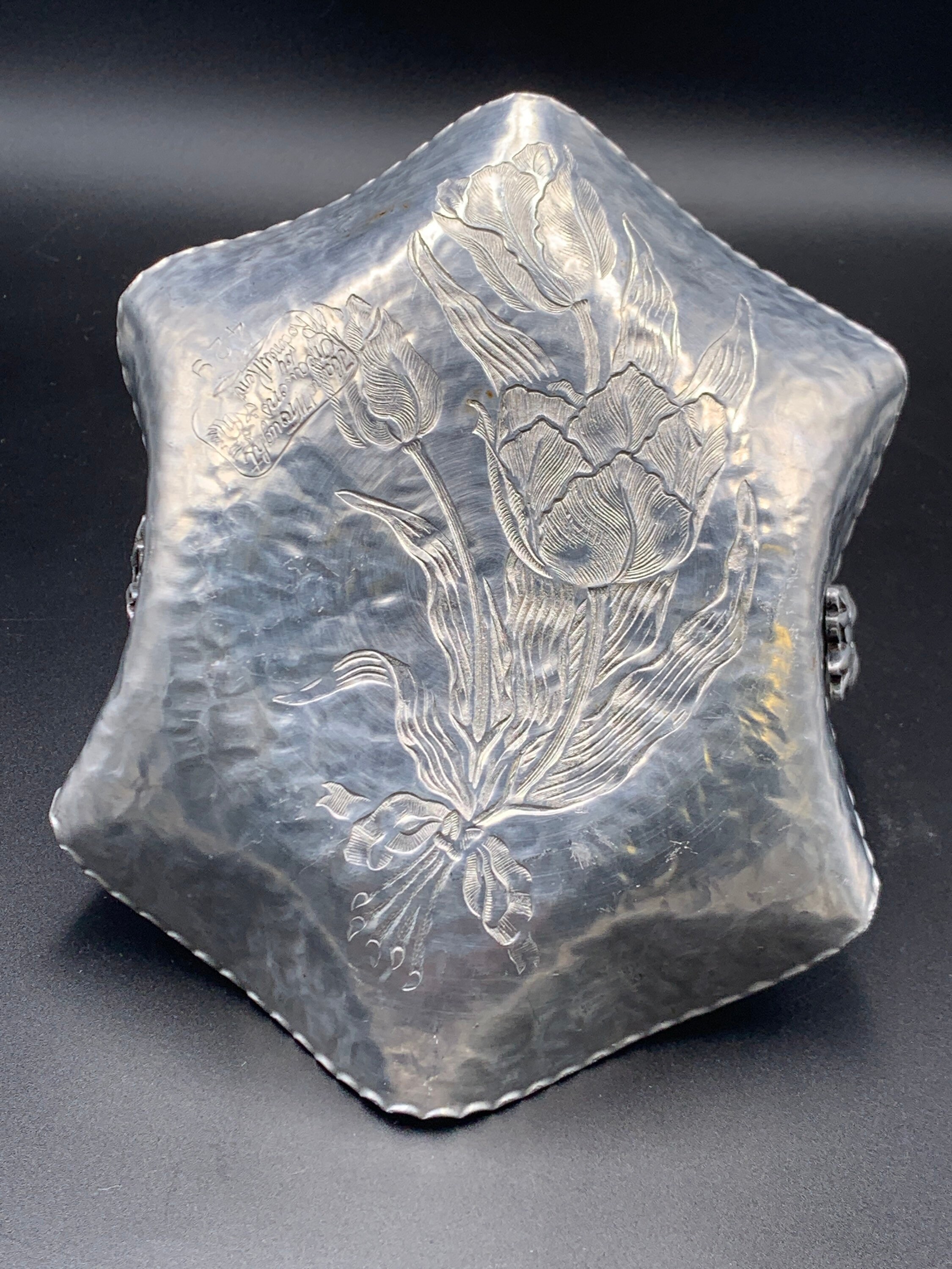 Vintage Hand Wrought Creation Basket by Rodney Kent 0121 - Etsy