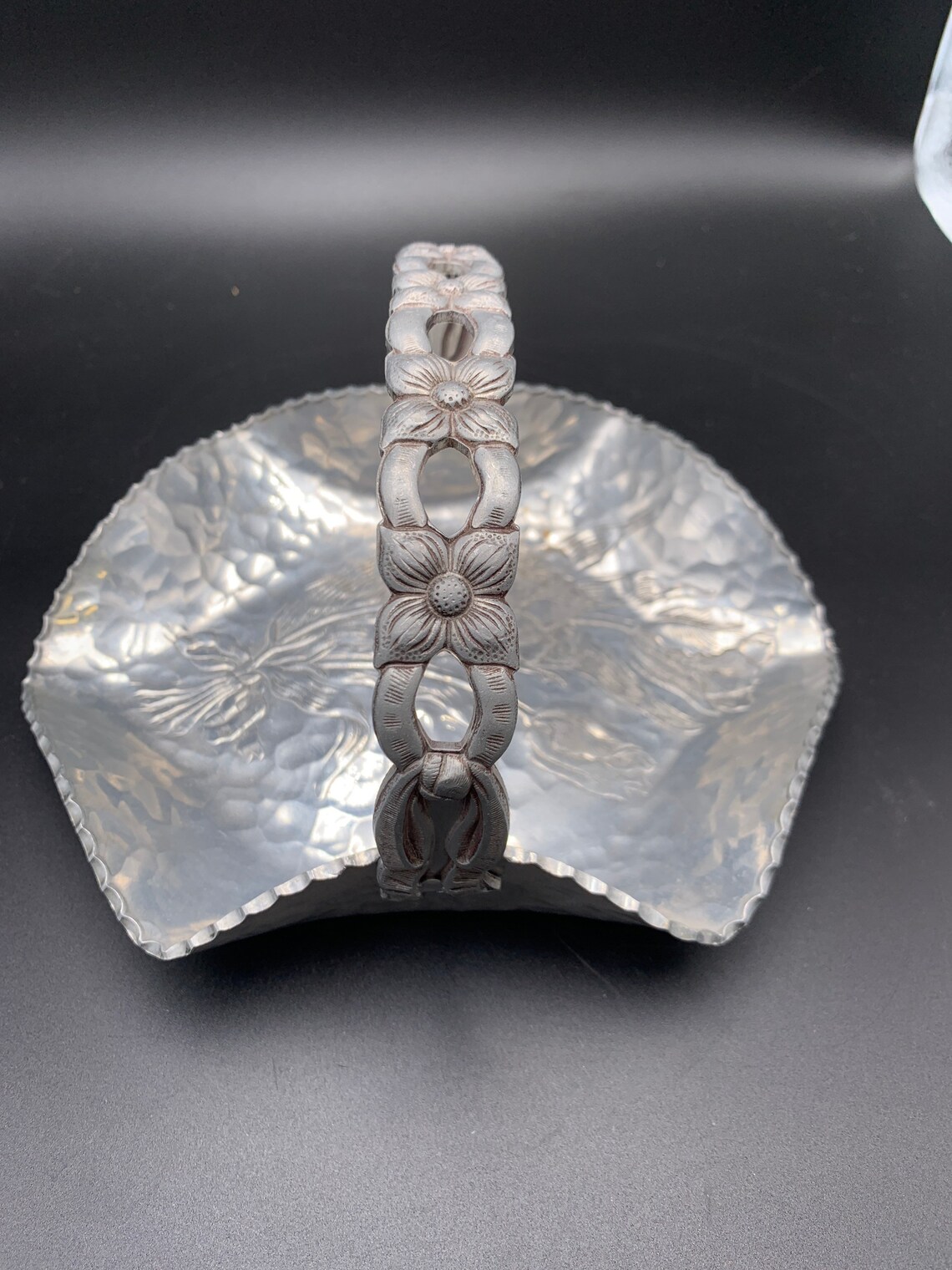 Vintage Hand Wrought Creation Basket by Rodney Kent 0121 - Etsy