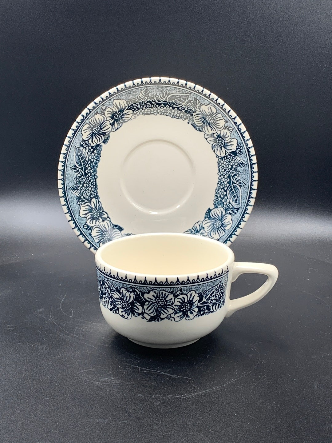 Vintage Colonial Heritage by Royal Cup and Saucer 0322 - Etsy