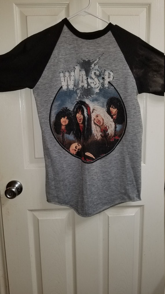VTG wasp 1985 last commando large Jersey tour shirt - Gem
