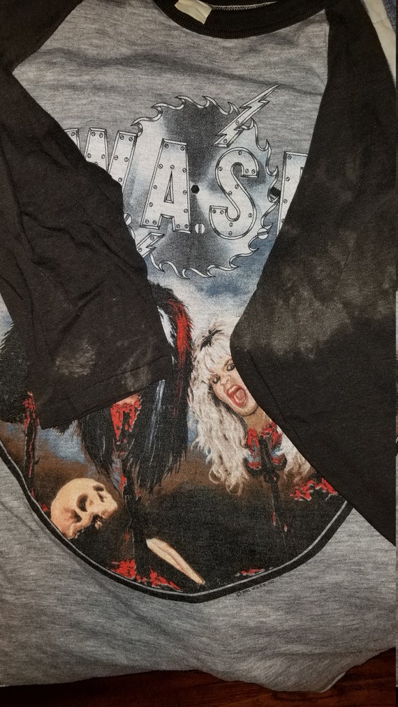 VTG wasp 1985 last commando large Jersey tour shirt - Gem