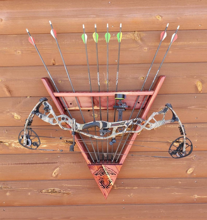 Archery Bow Rack Wall Mount for Compound Traditional or | Etsy