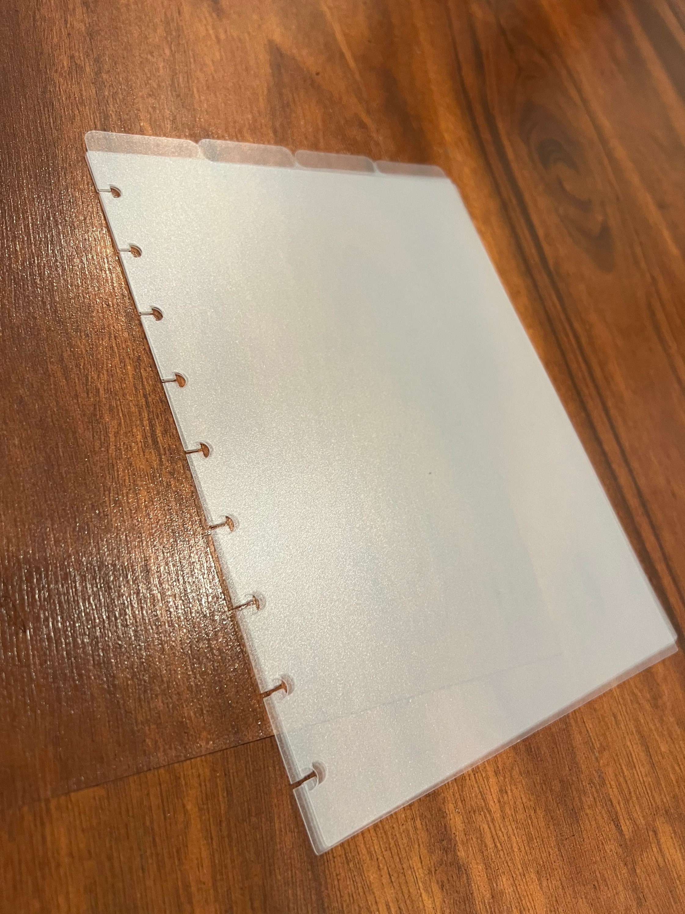 Disc Bound Frosted Top Tabs - Etsy