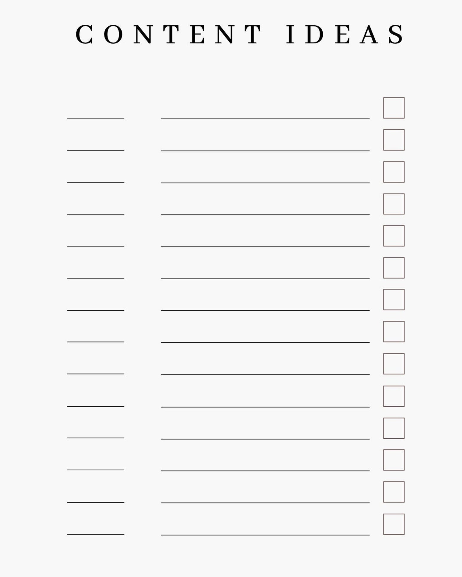 Social Media Planner (PRINTED) - Etsy