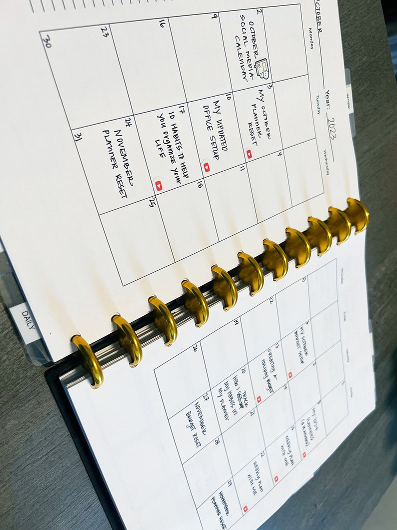 Teacher Planner 12 Month Undated Planner - Etsy