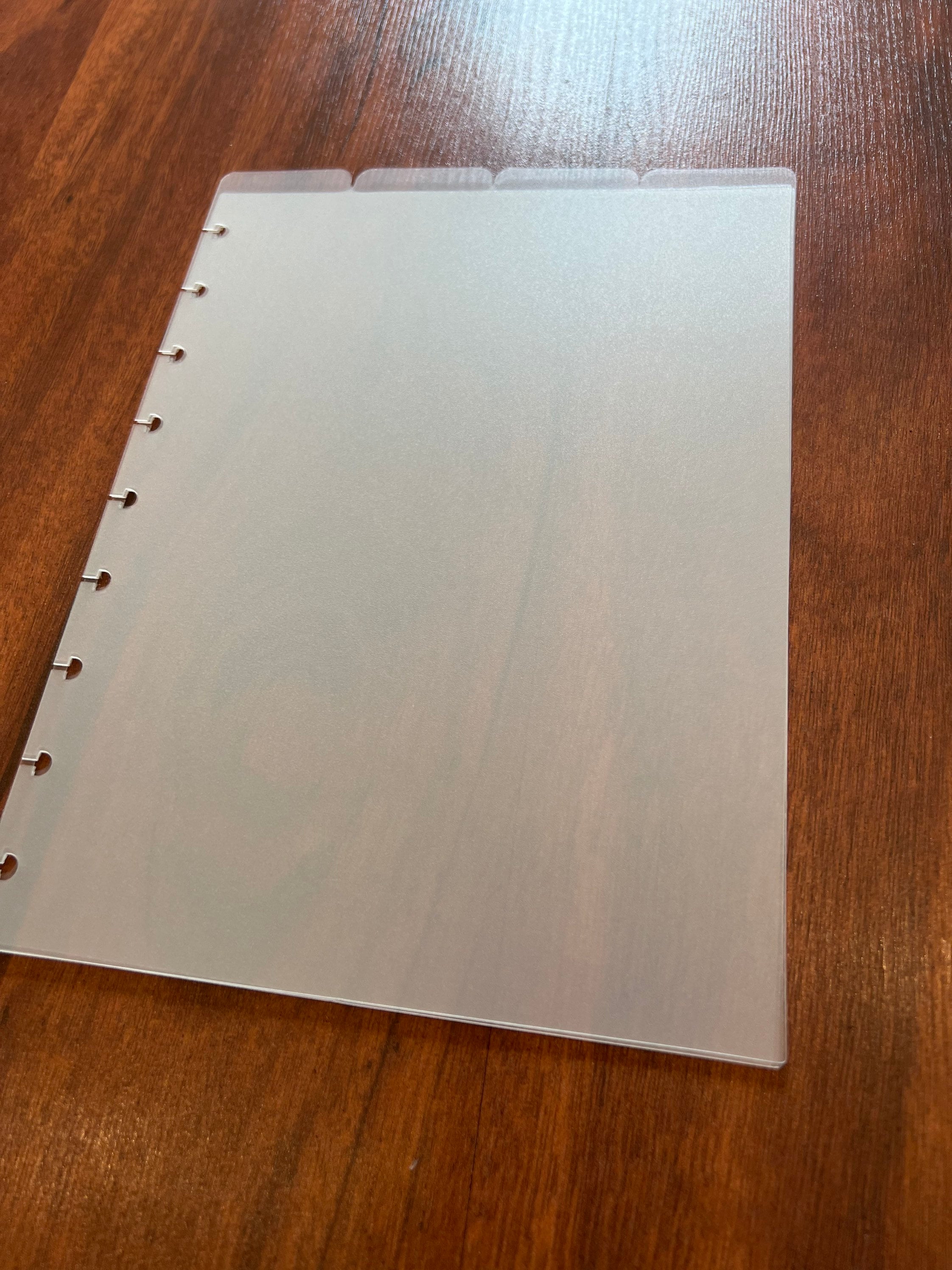 Disc Bound Frosted Top Tabs - Etsy