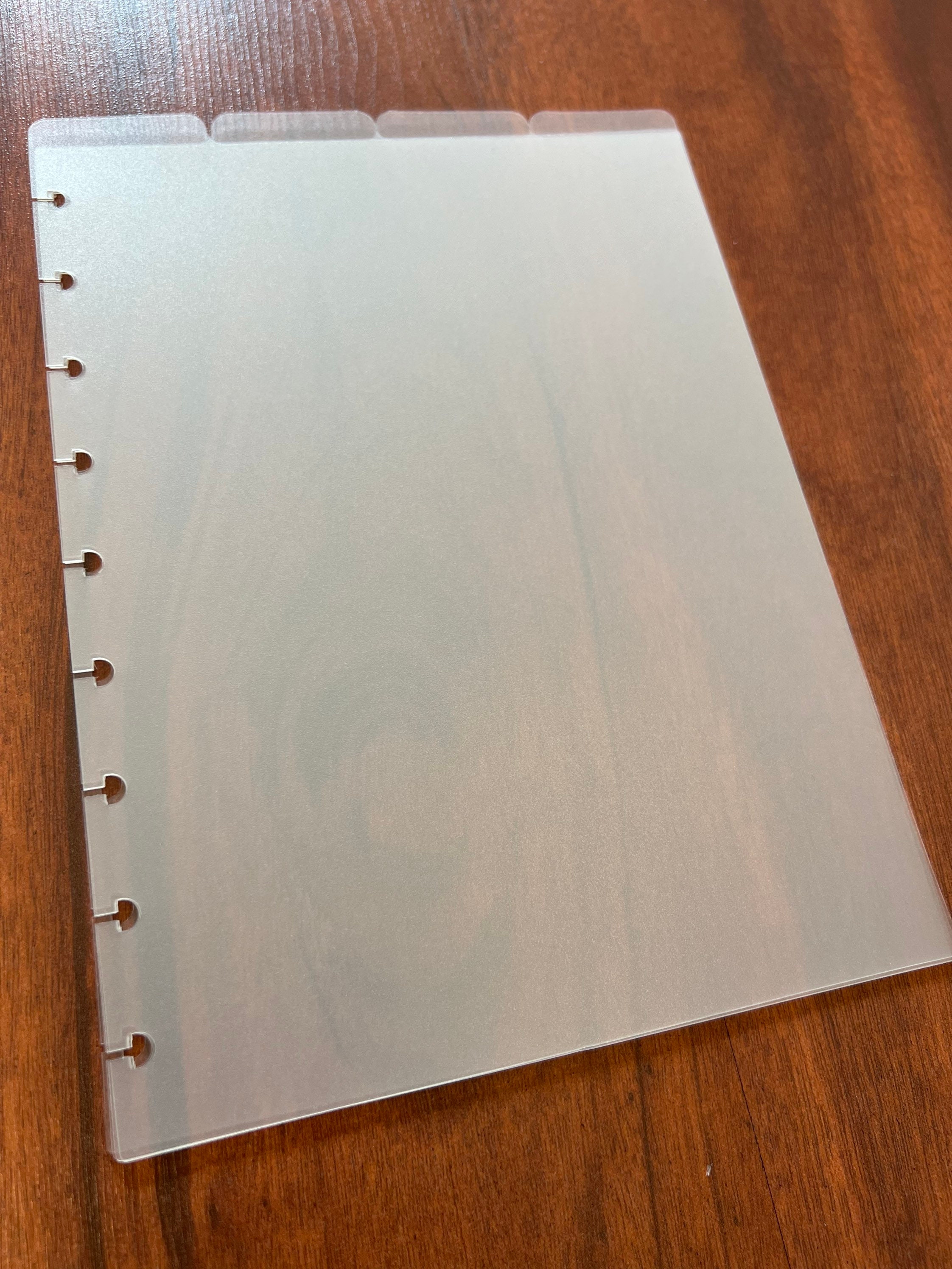 Disc Bound Frosted Top Tabs - Etsy