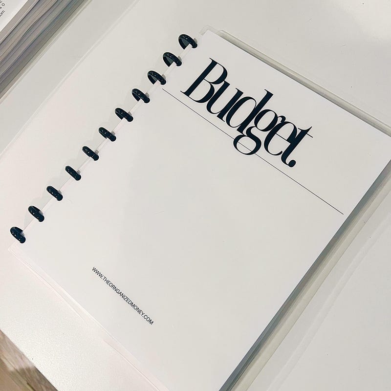 Monthly Budget Sticker Book - Etsy