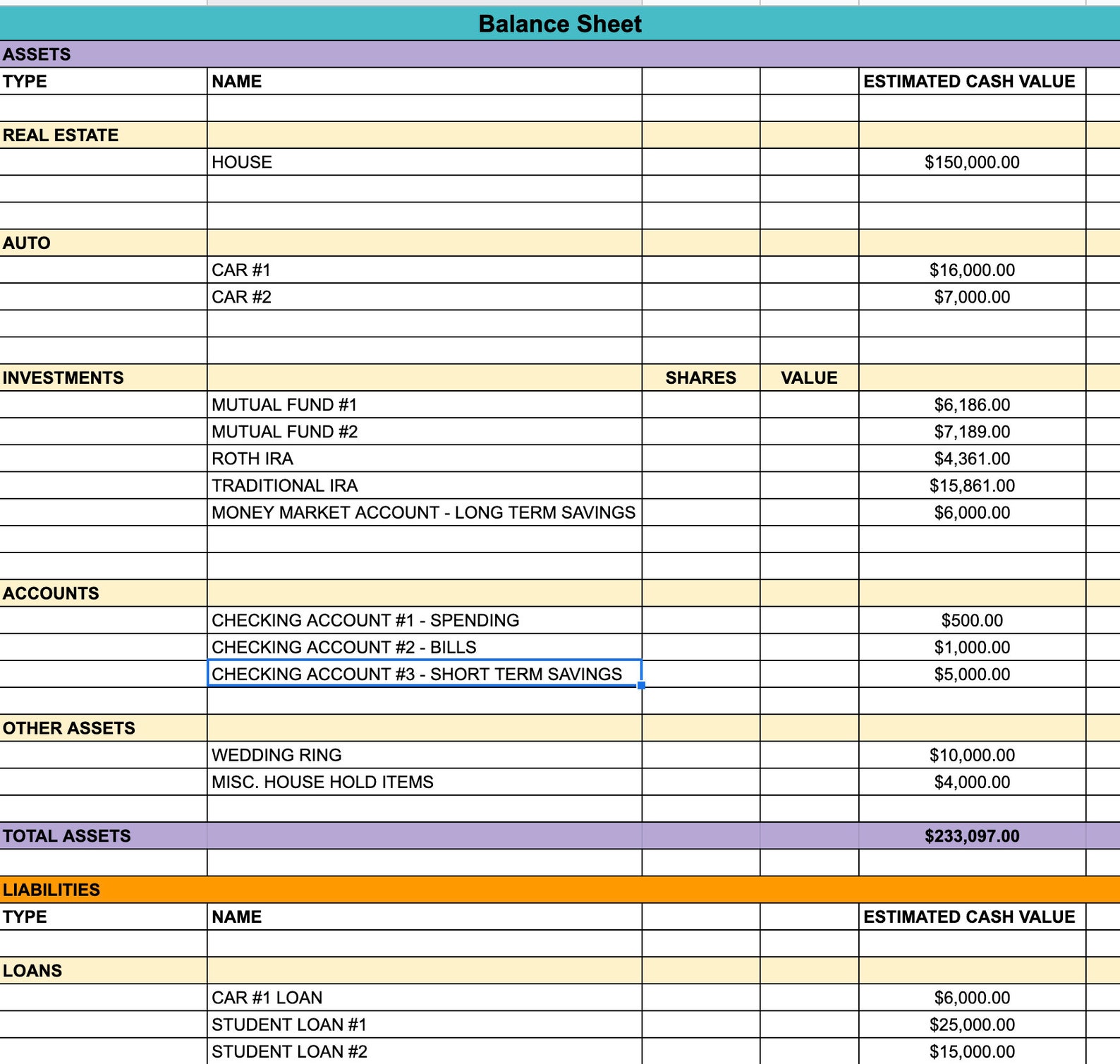 Money on One Page (DOWNLOAD) - Etsy
