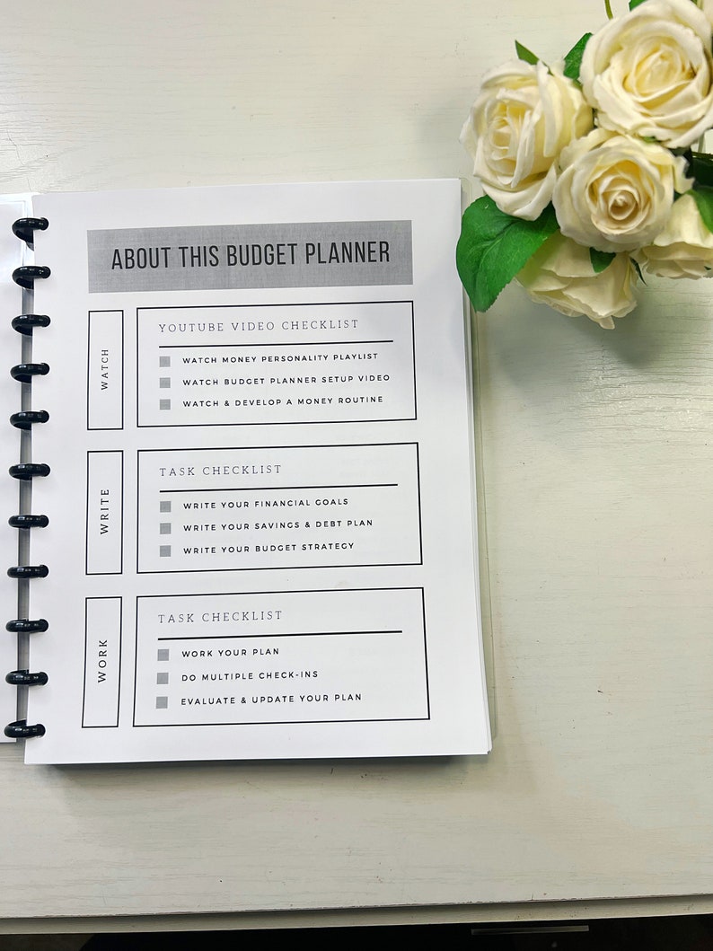 Simplified Budget Planner - Etsy