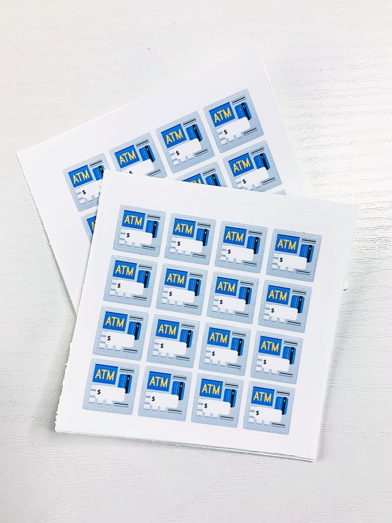 ATM Stickers | Etsy