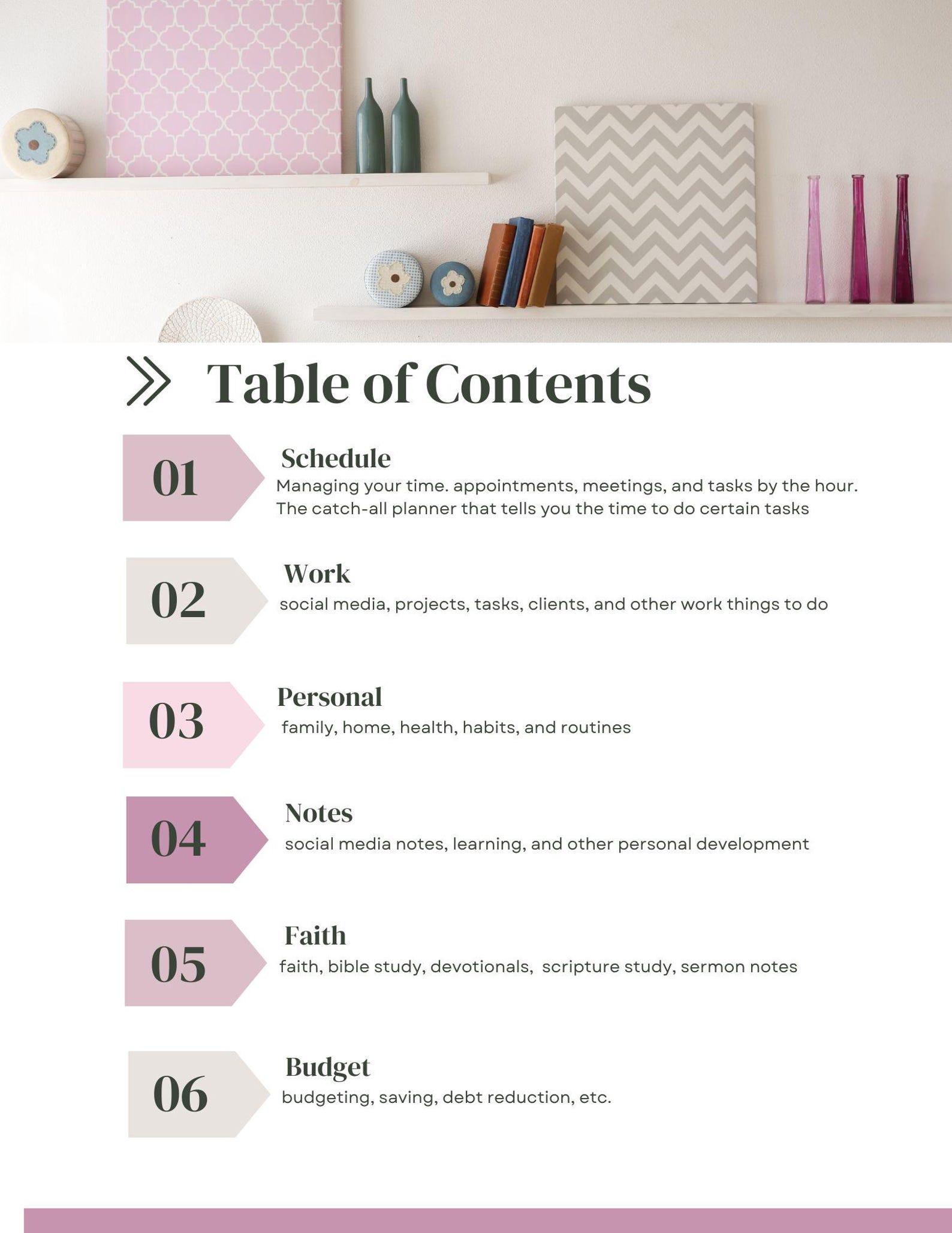 Table of Contents (CUSTOM) - Etsy