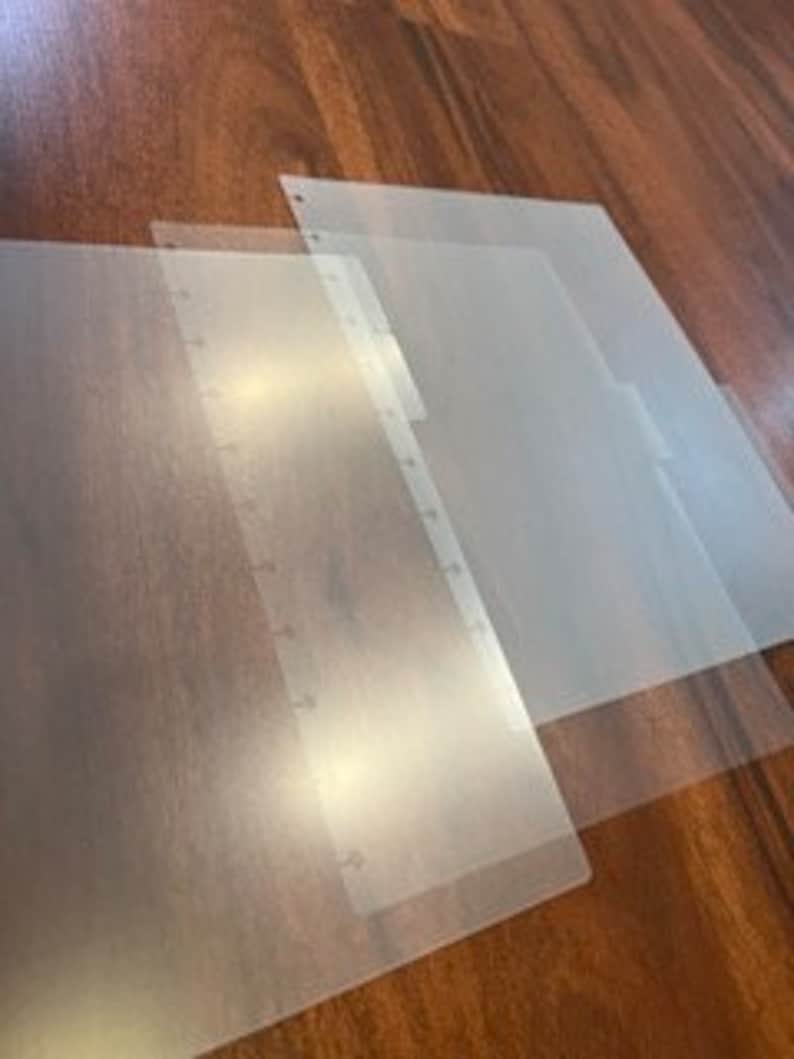 Disc Bound Frosted Side Tabs - Etsy