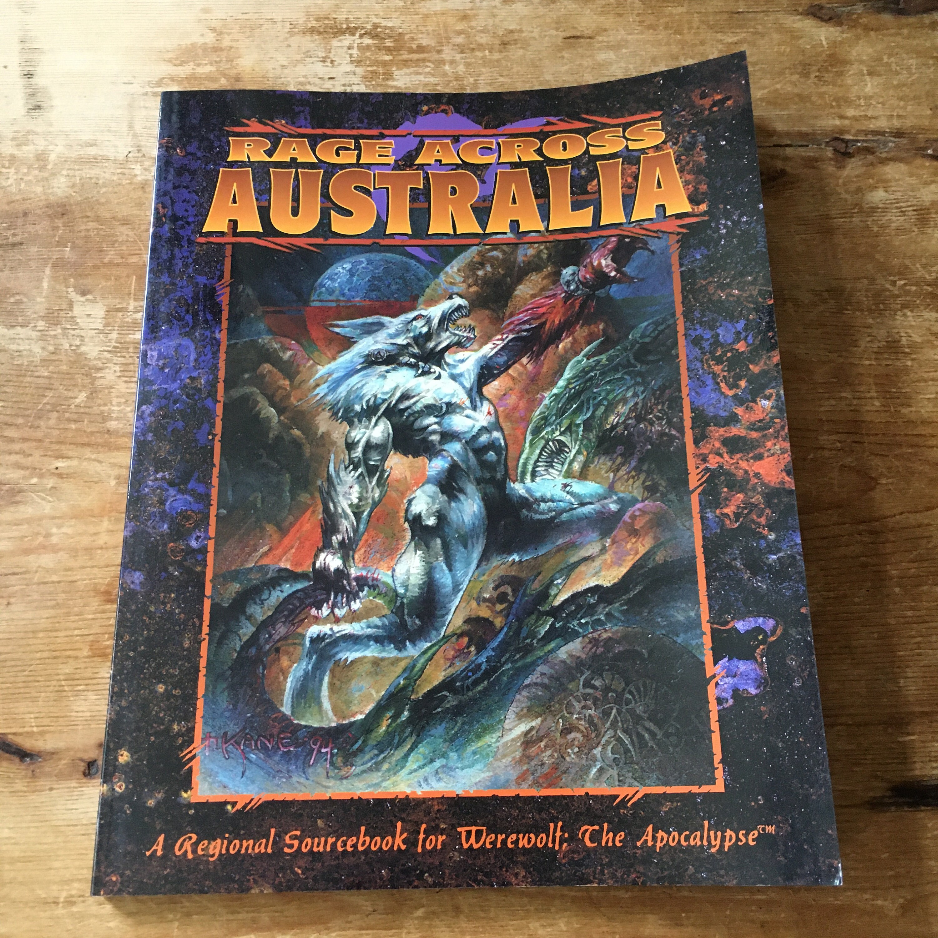 Rage Across Australia Werewolf: the Apocalypse White Wolf 1994 - Etsy