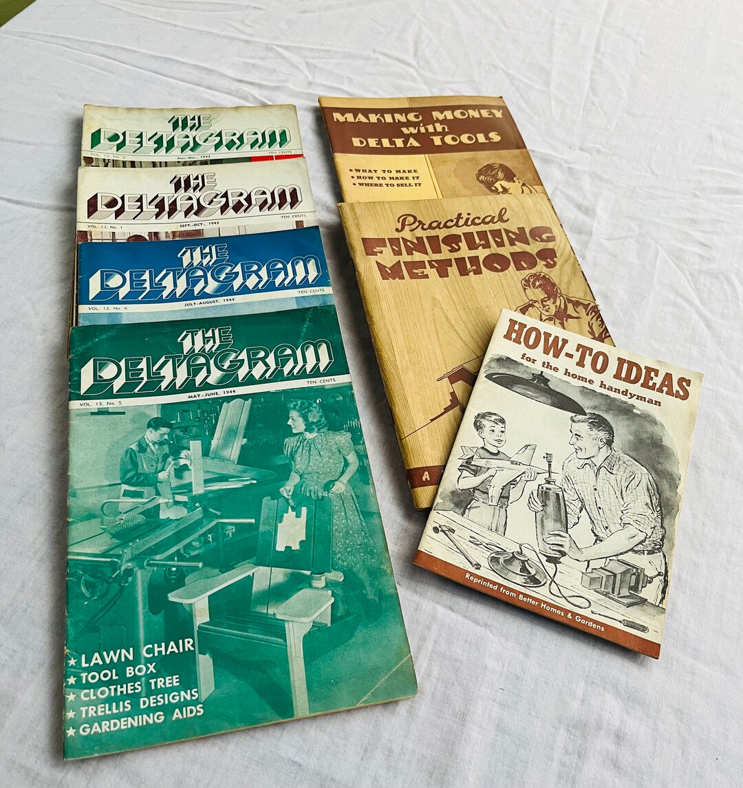 Seven Delta Saw "the Deltagram" Project Books 1940's-1960's - Etsy