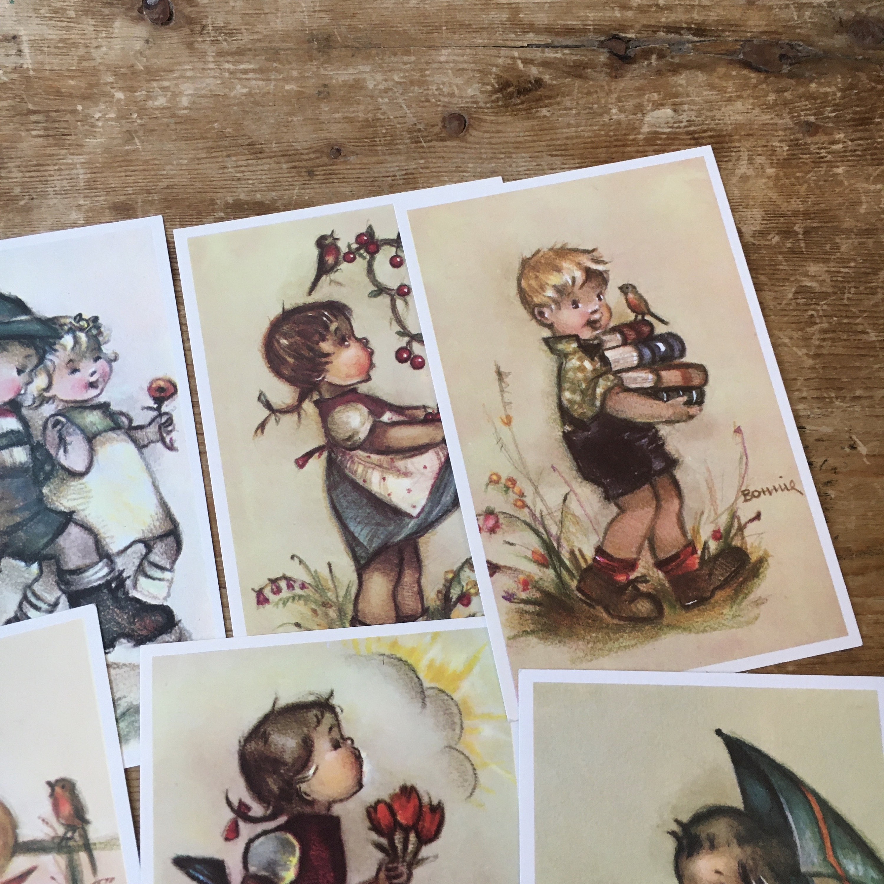 Vintage Bonnie Postcards - 8 Pieces - Etsy