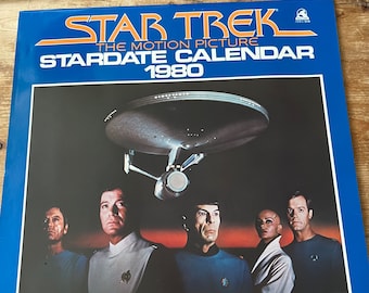 Star Trek the Motion Picture Stardate Calendar 1980 - Etsy
