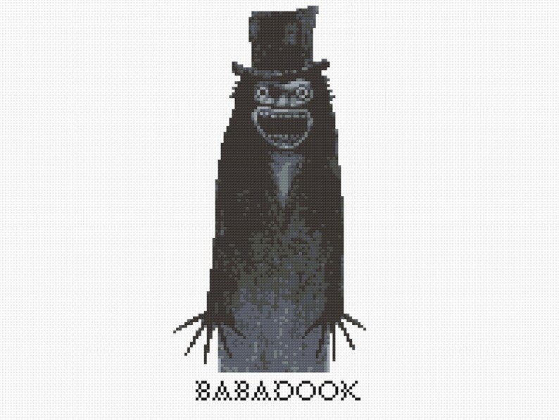 The Babadook Cross Stitch Pattern - Etsy