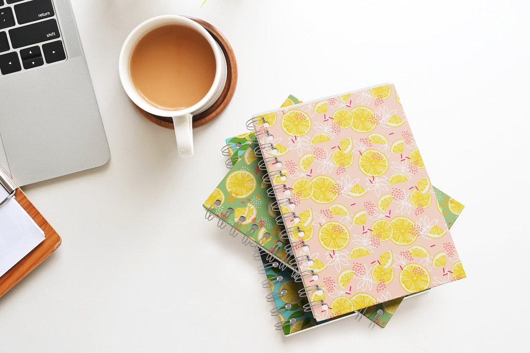 Cheery Citrus Spiral Notebook for Artists and Writers - Reading Journal ...