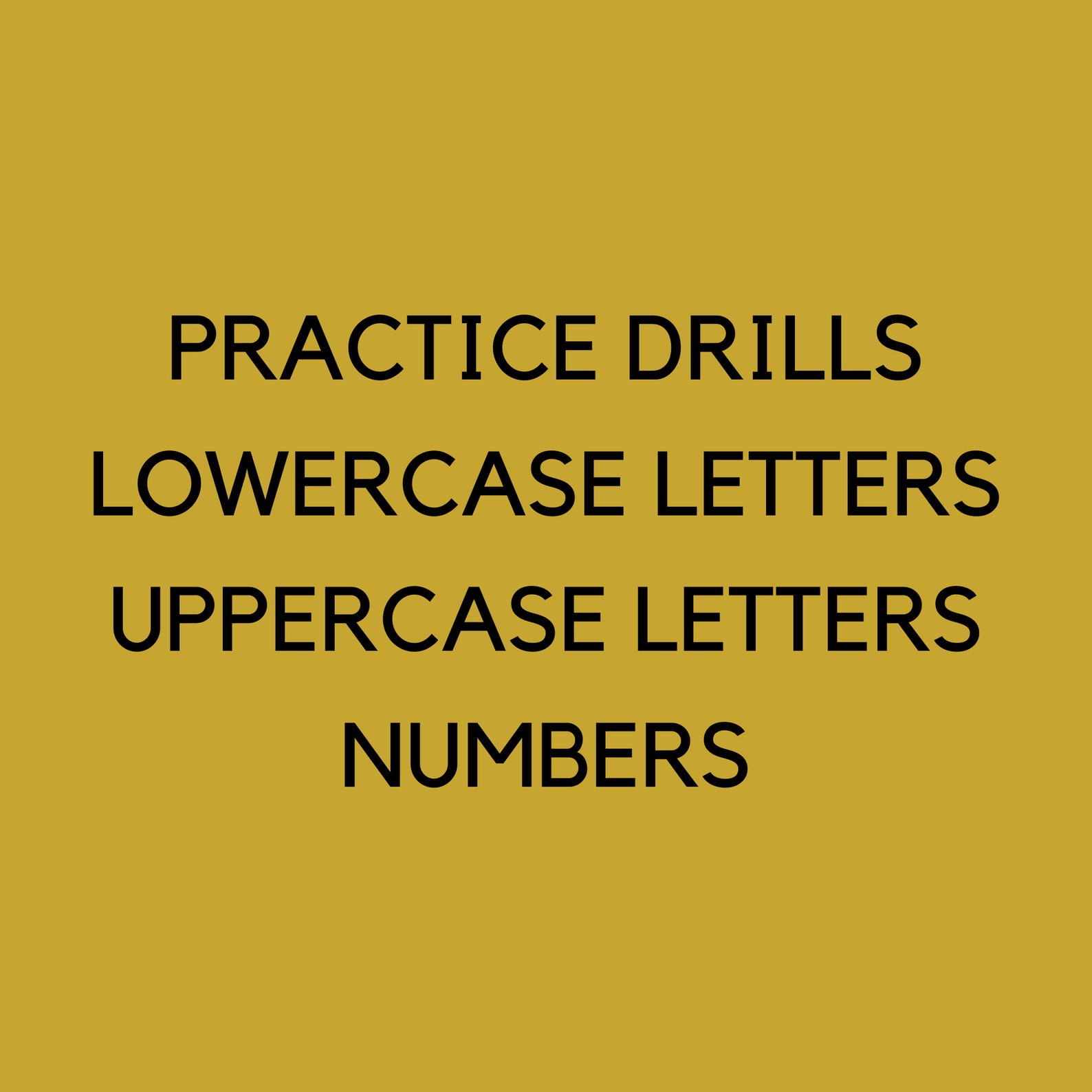 Printable Minimalistic Handwriting Worksheets Combo Pack // Digital ...