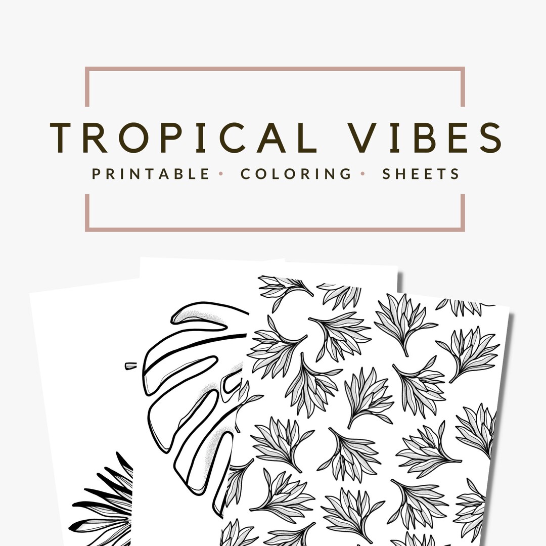 Coloring Pages Printable PDF // Procreate Coloring Page for - Etsy