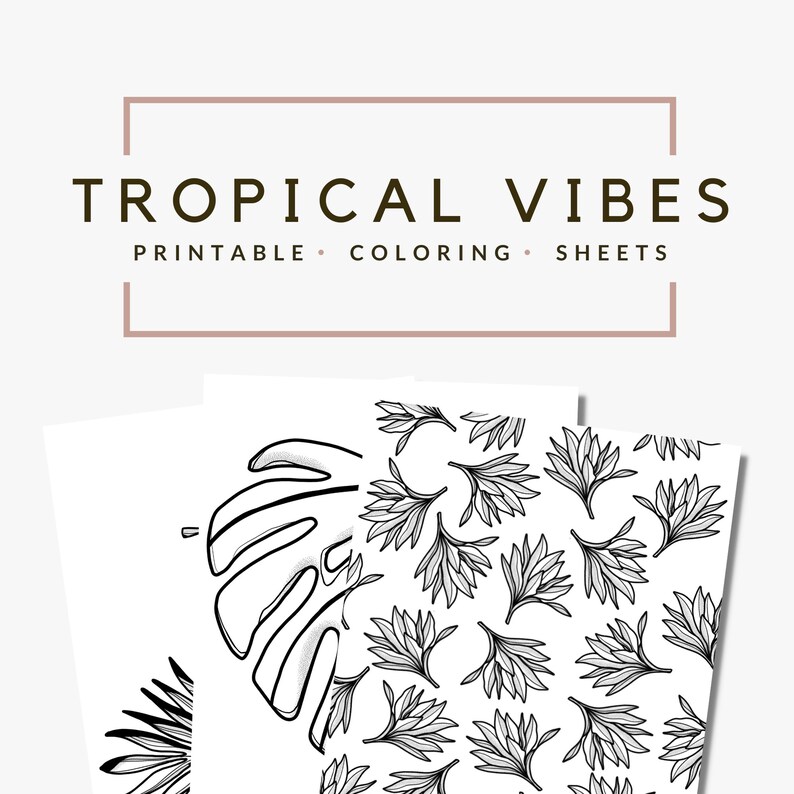 Coloring Pages Printable PDF // Procreate Coloring Page for - Etsy