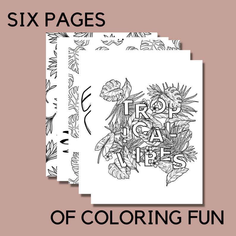 Coloring Pages Printable PDF // Procreate Coloring Page for - Etsy